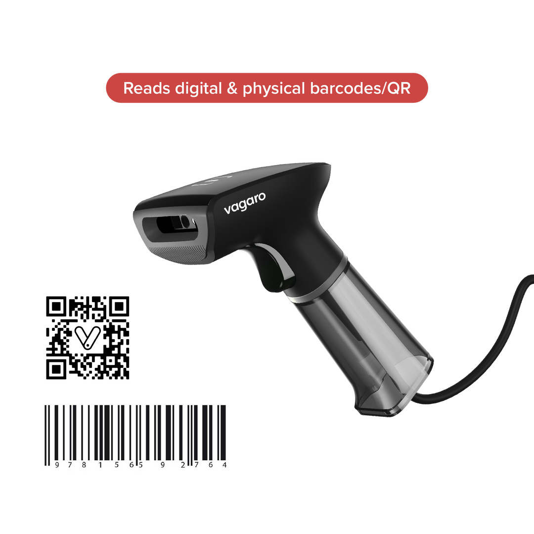 Plug-and-Play QR & Bar Code Scanner for POS Systems