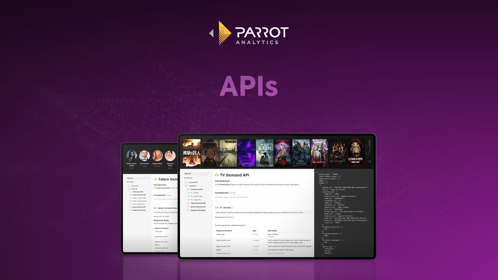 Parrot Analytics APIs | Parrot Analytics