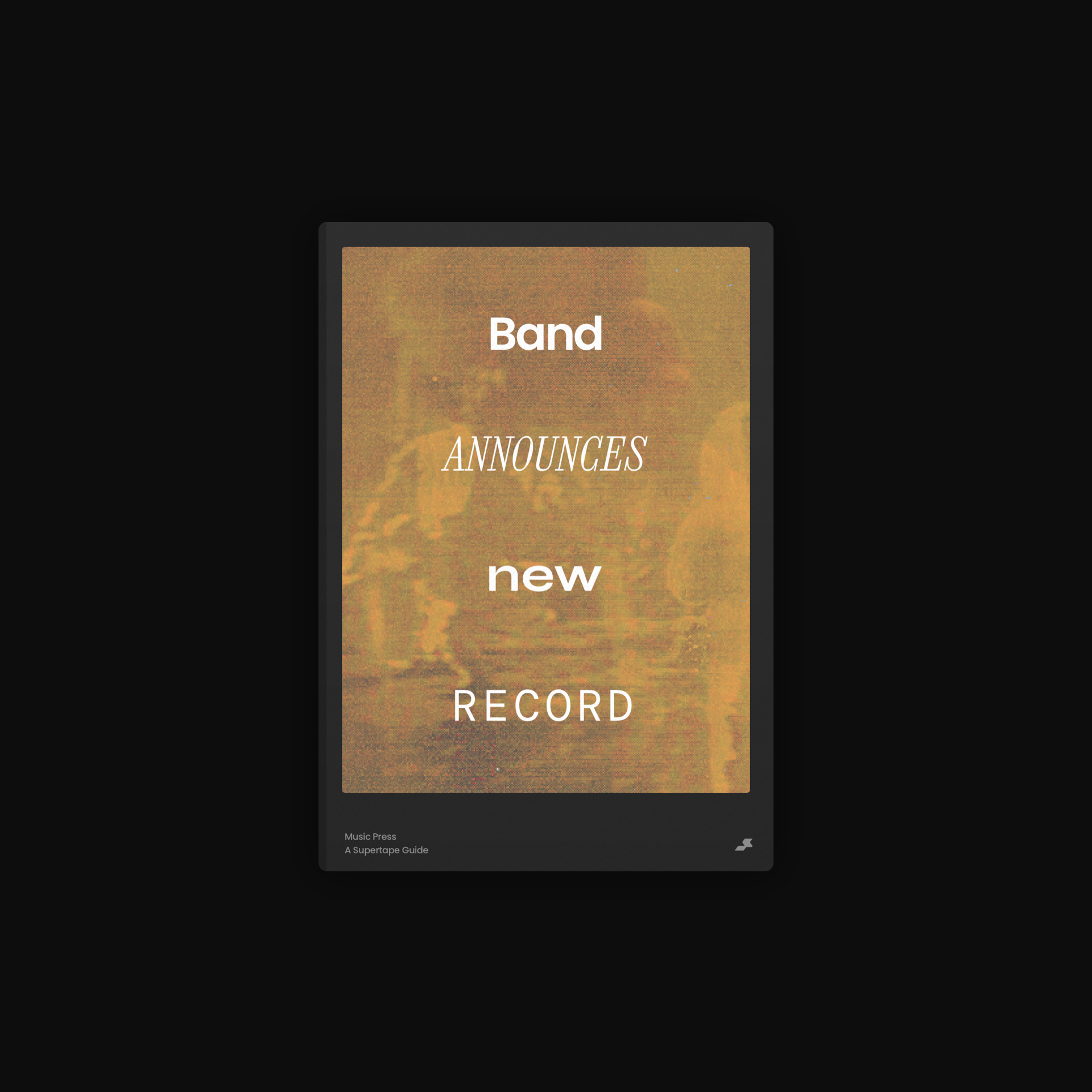 Getting press as a musician - Supertape